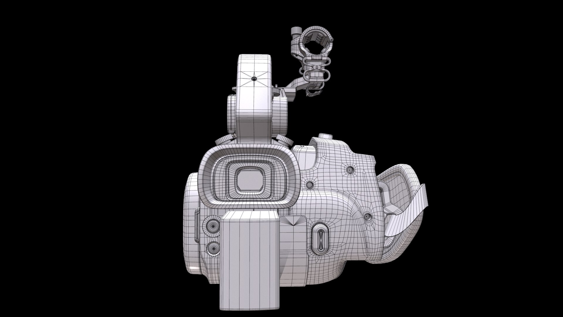 Canon XF405 Professional Camcorder 3D Model - TurboSquid 2234647