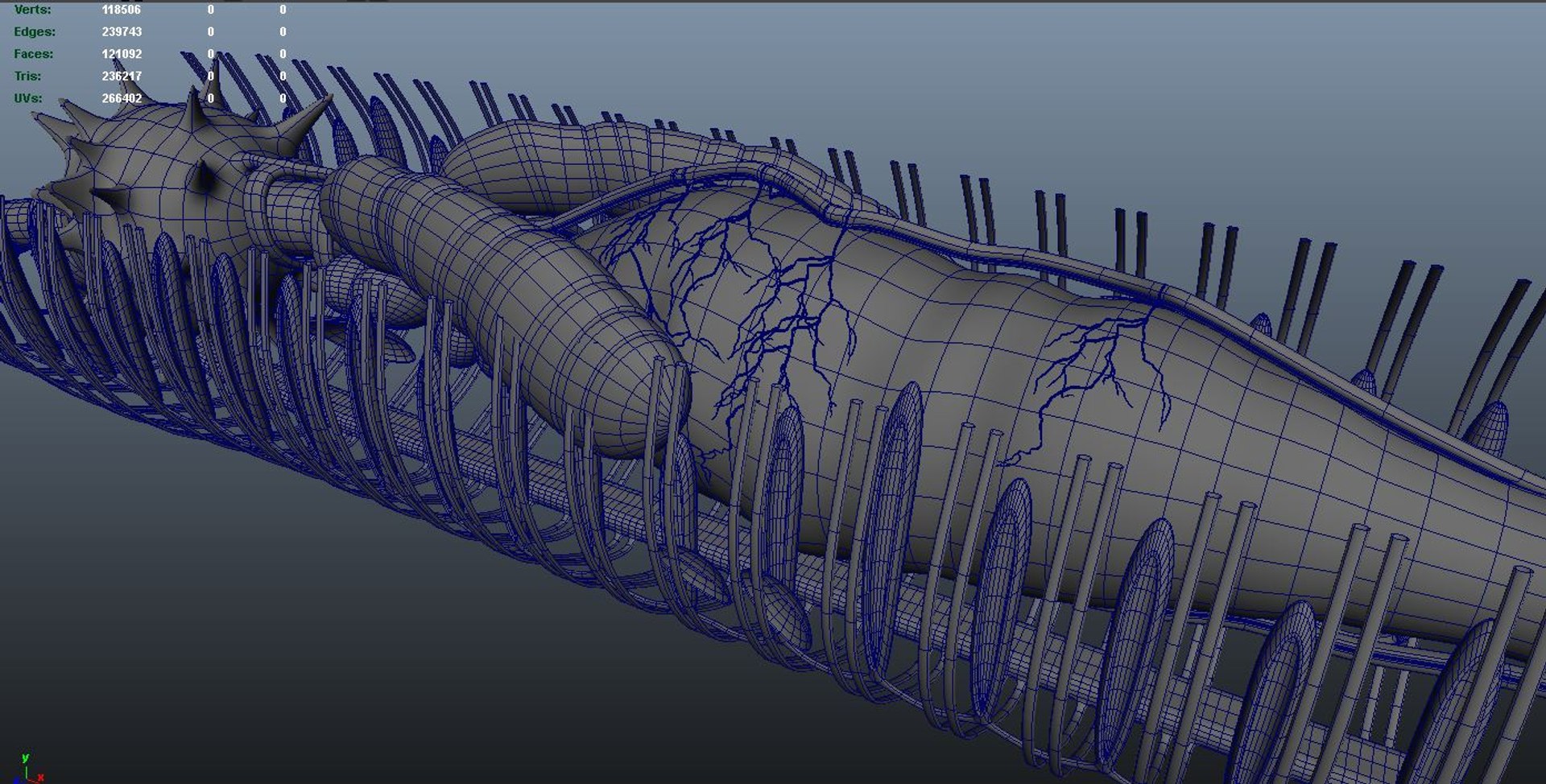 Earth Worm Anatomy System 3D Model - TurboSquid 1828302
