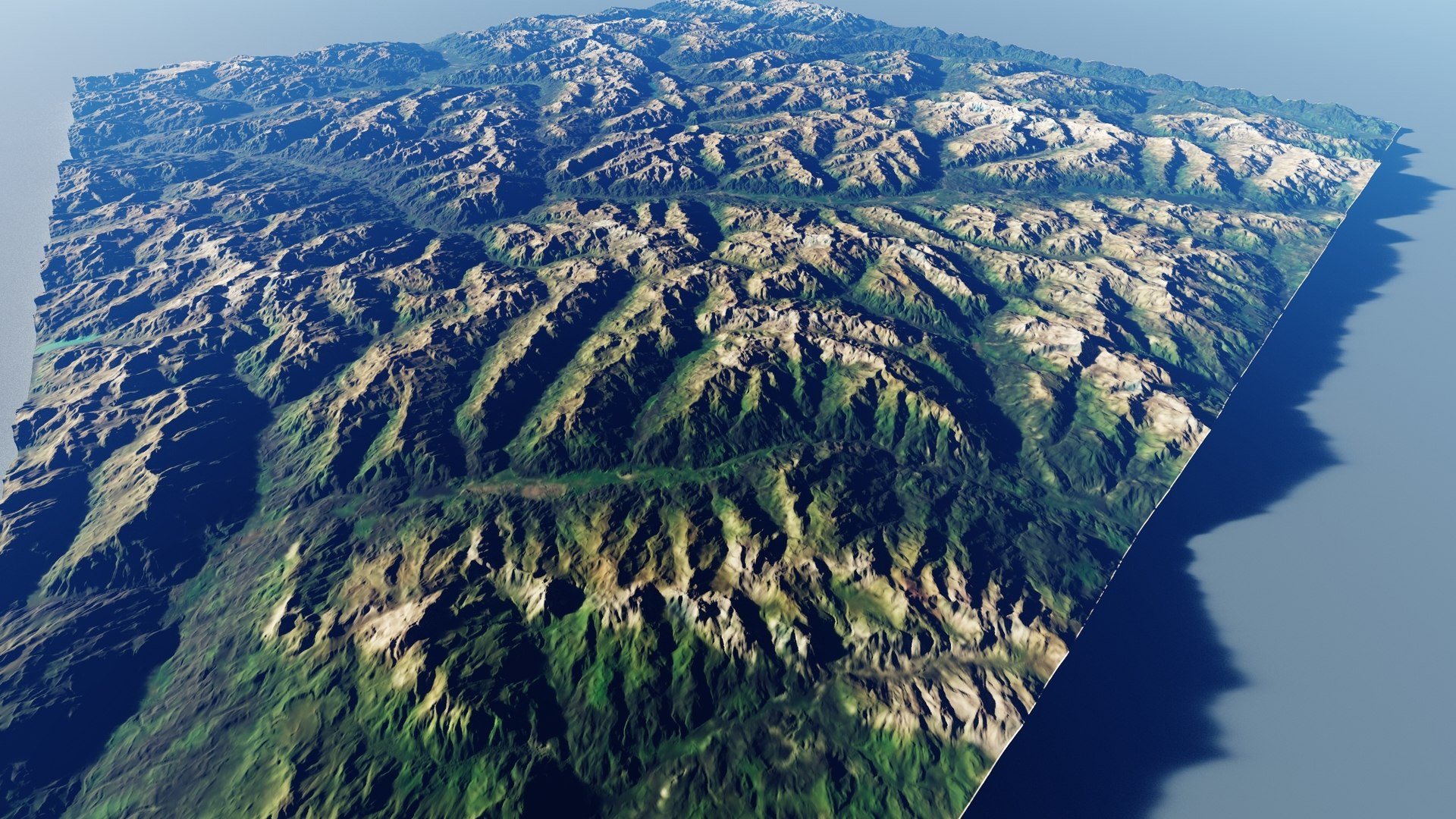 Alp Terrain 9 3D Model - TurboSquid 2200043