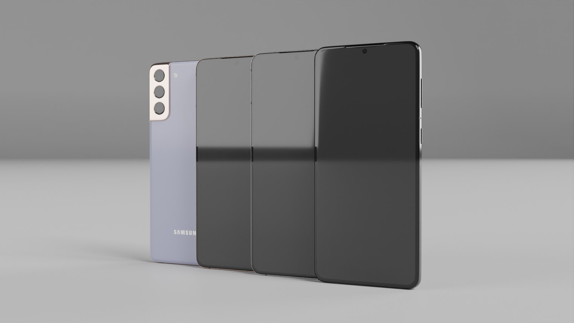Samsung Galaxy S21 Plus All Colors Smartphone 3D model - TurboSquid 2096307
