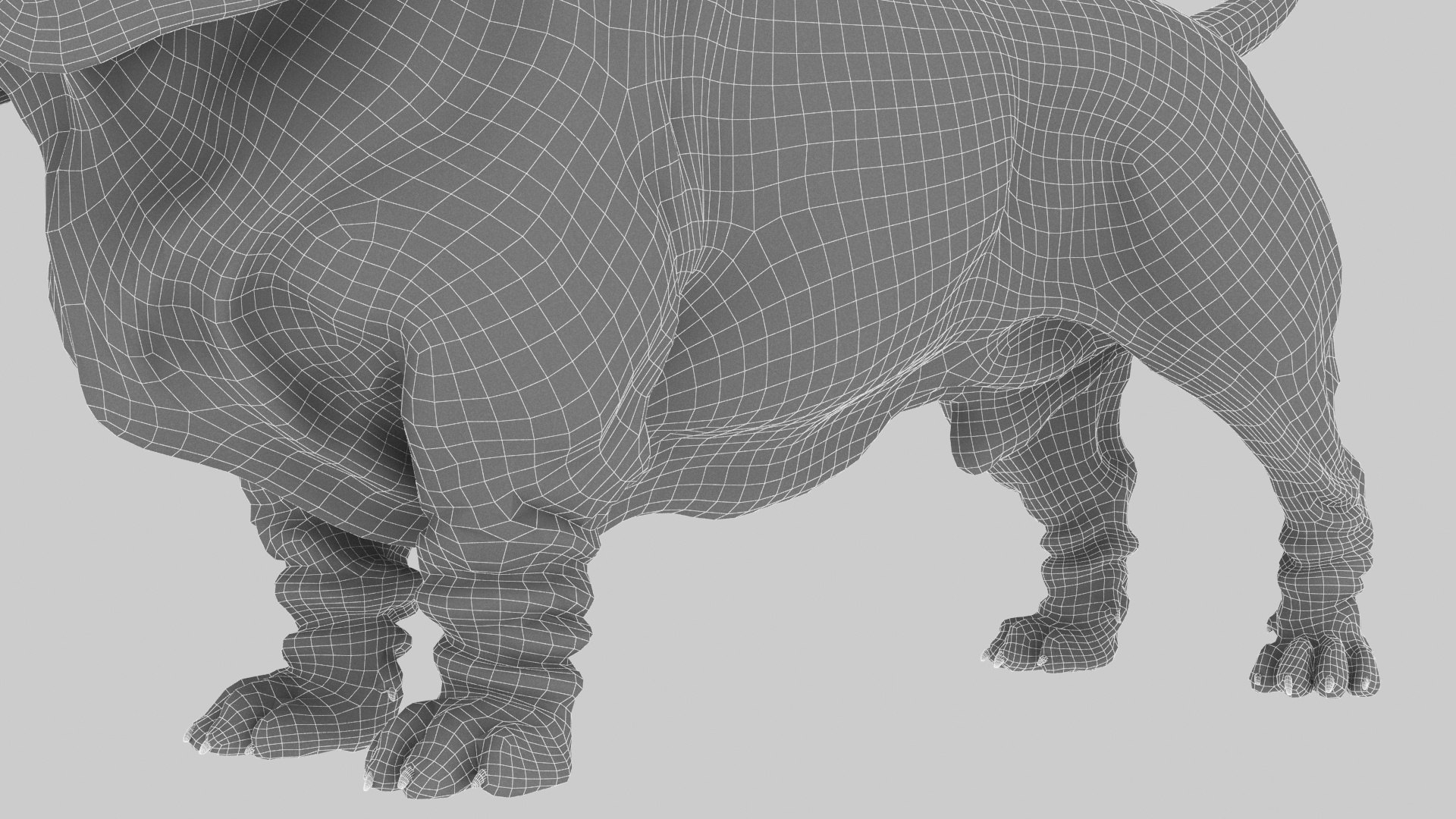 Basset Hound Dog Model - TurboSquid 1668286