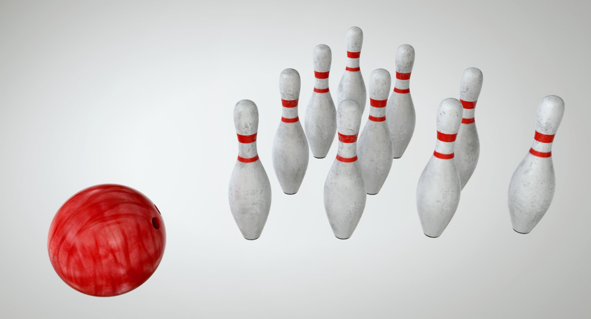 3d model bowling pin s