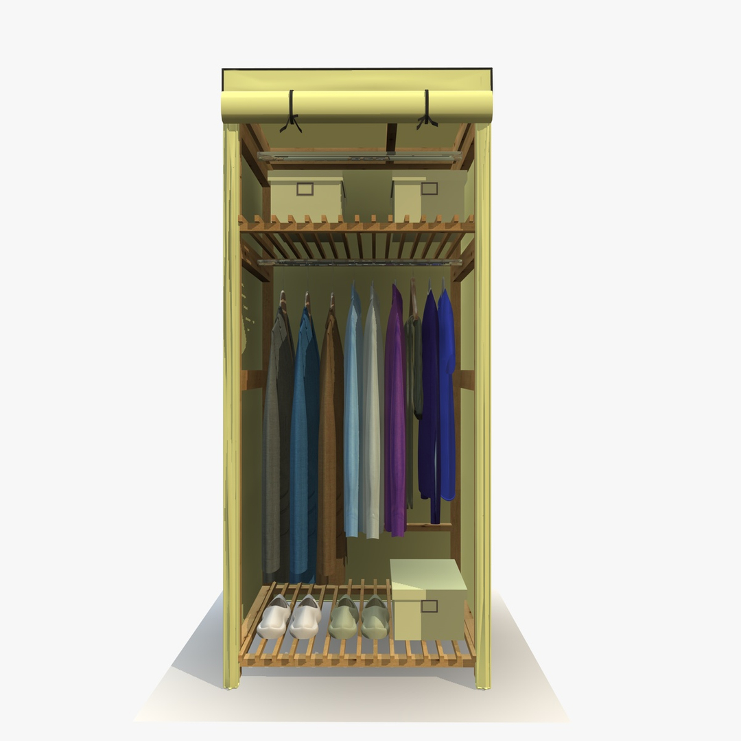 wardrobe clothes 3ds