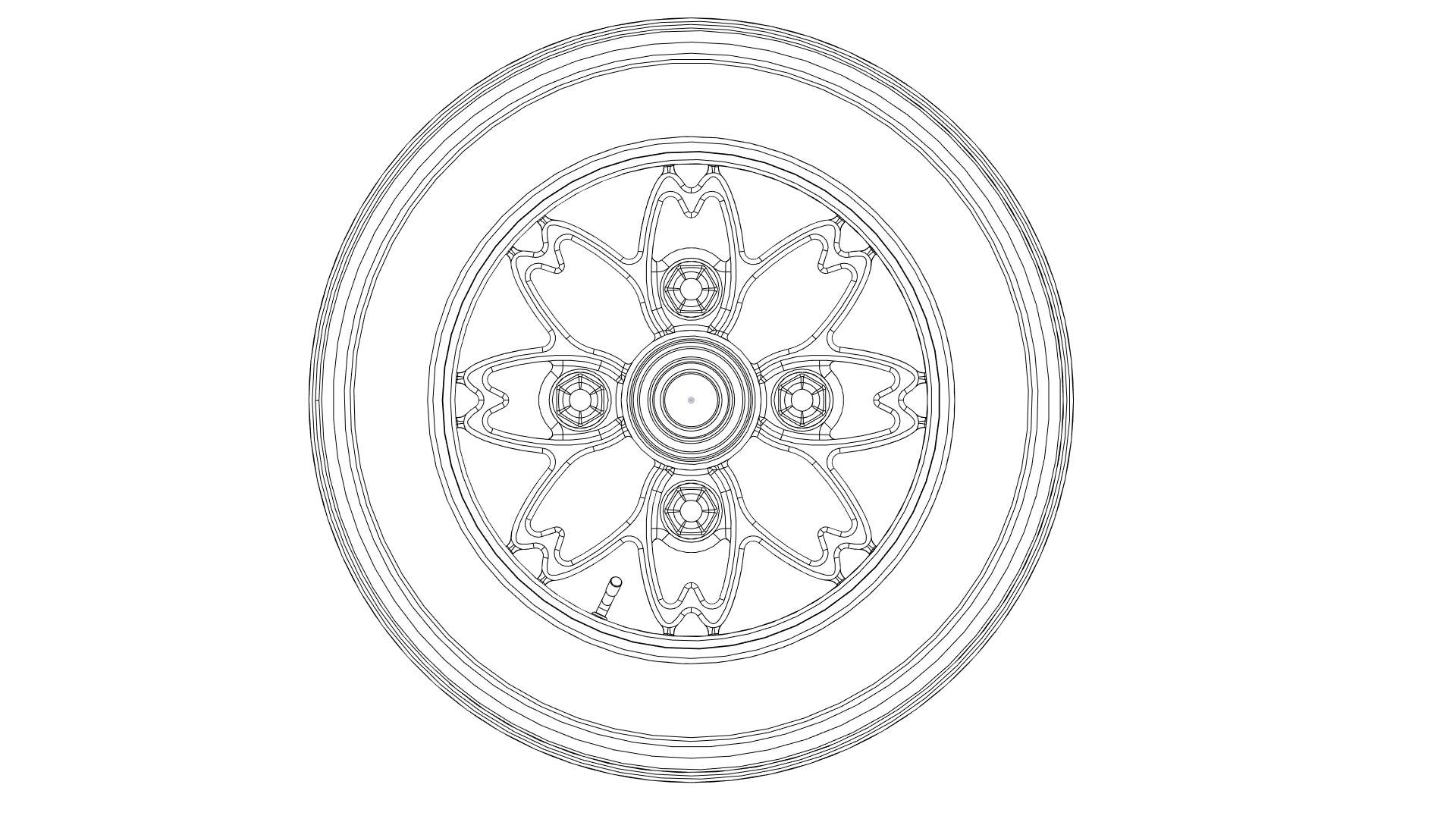 3D Hayashi Sakura Rim Highpoly Model - TurboSquid 1812818