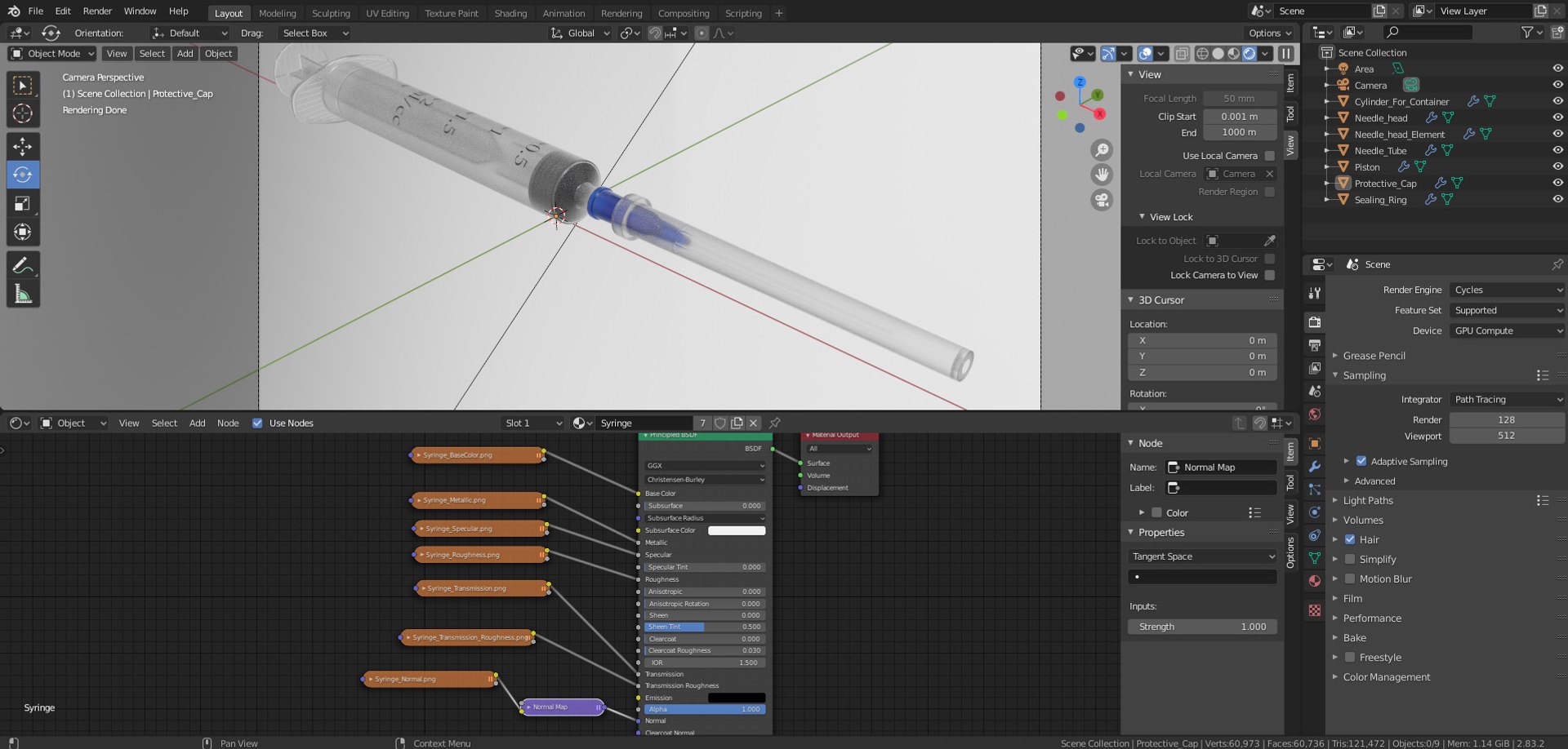 Syringe 2 3D Model - TurboSquid 1659106