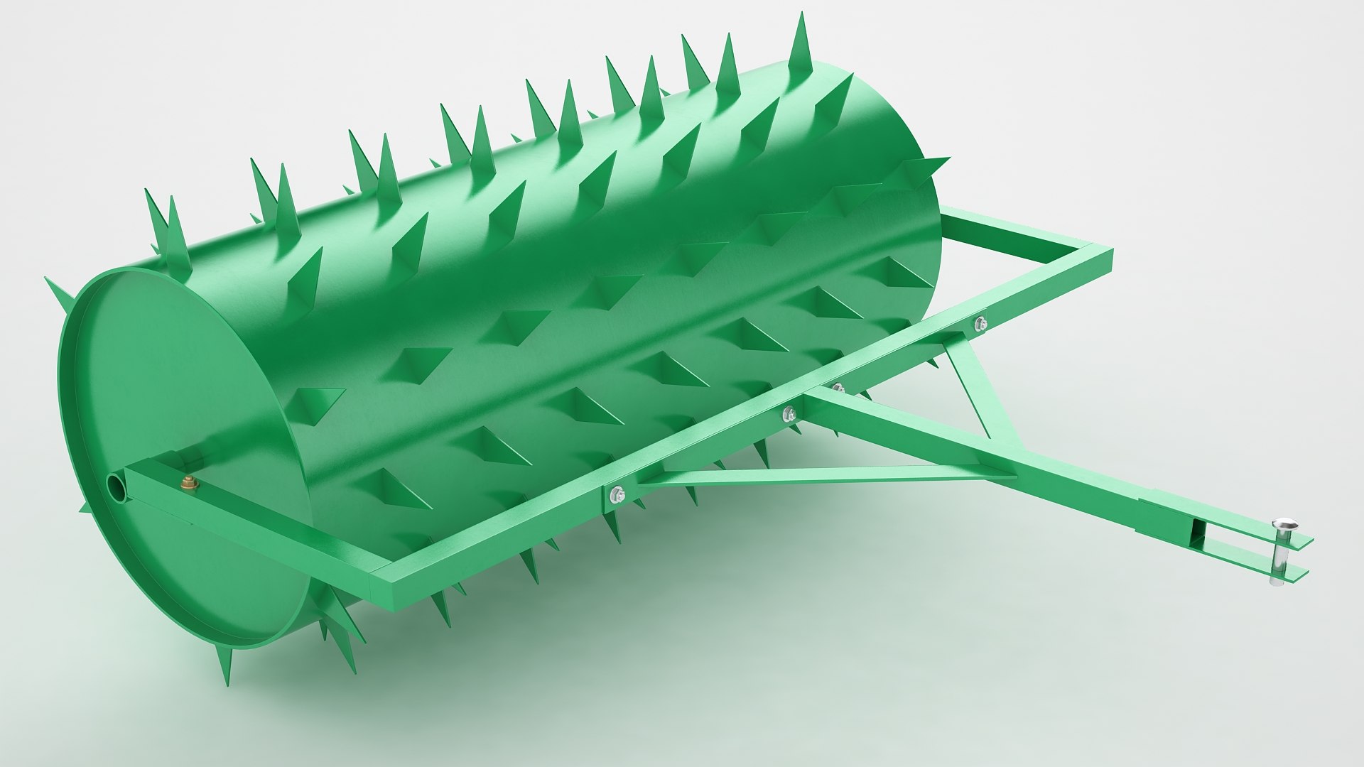 Lawn Spike Roller 02 3D model - TurboSquid 1722599