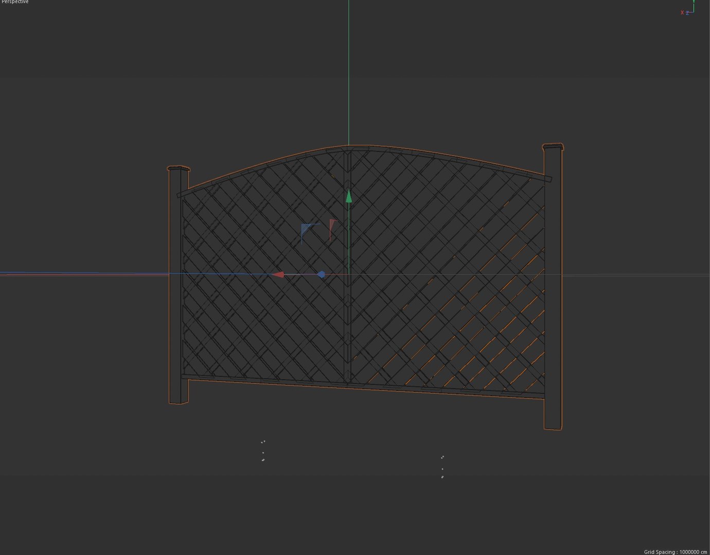 Wood Fence Hatch 3D Model - TurboSquid 2008434