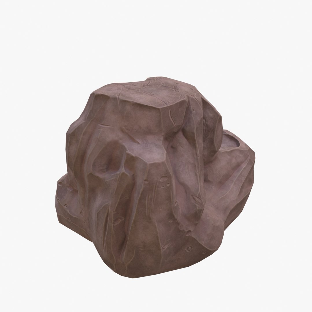 3D Cartoon Rock - TurboSquid 1387790