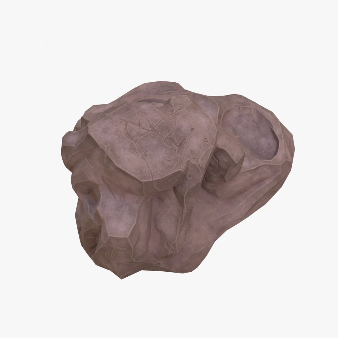 3D Cartoon Rock - TurboSquid 1387790