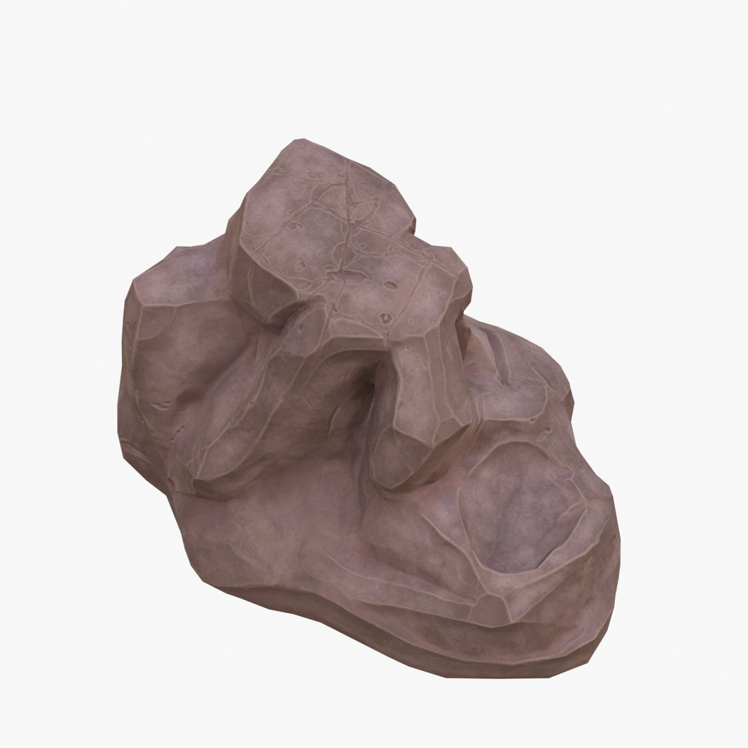 3D Cartoon Rock - TurboSquid 1387790