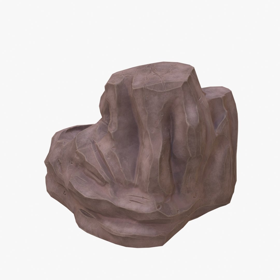3D Cartoon Rock - TurboSquid 1387790
