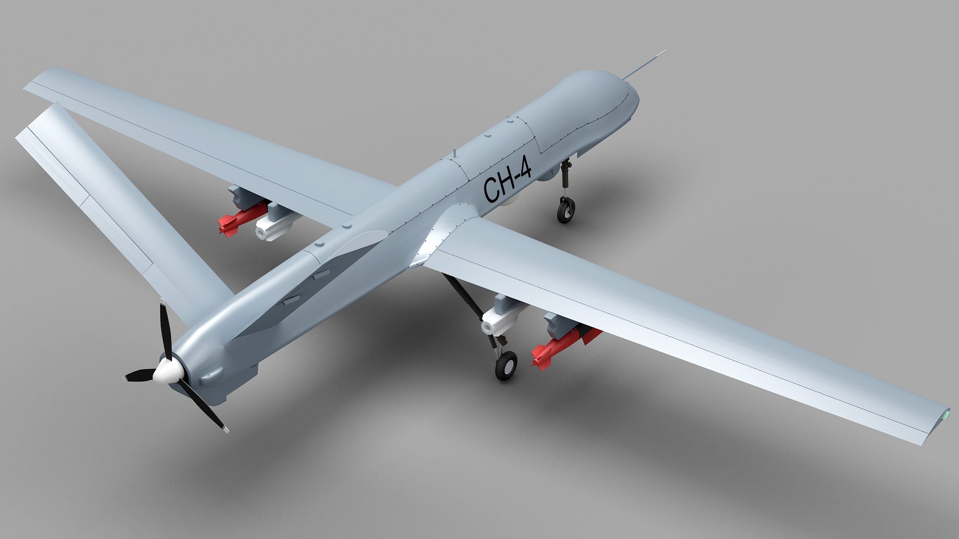 Chinese Ch-4 Uav 3D Model - TurboSquid 1456658