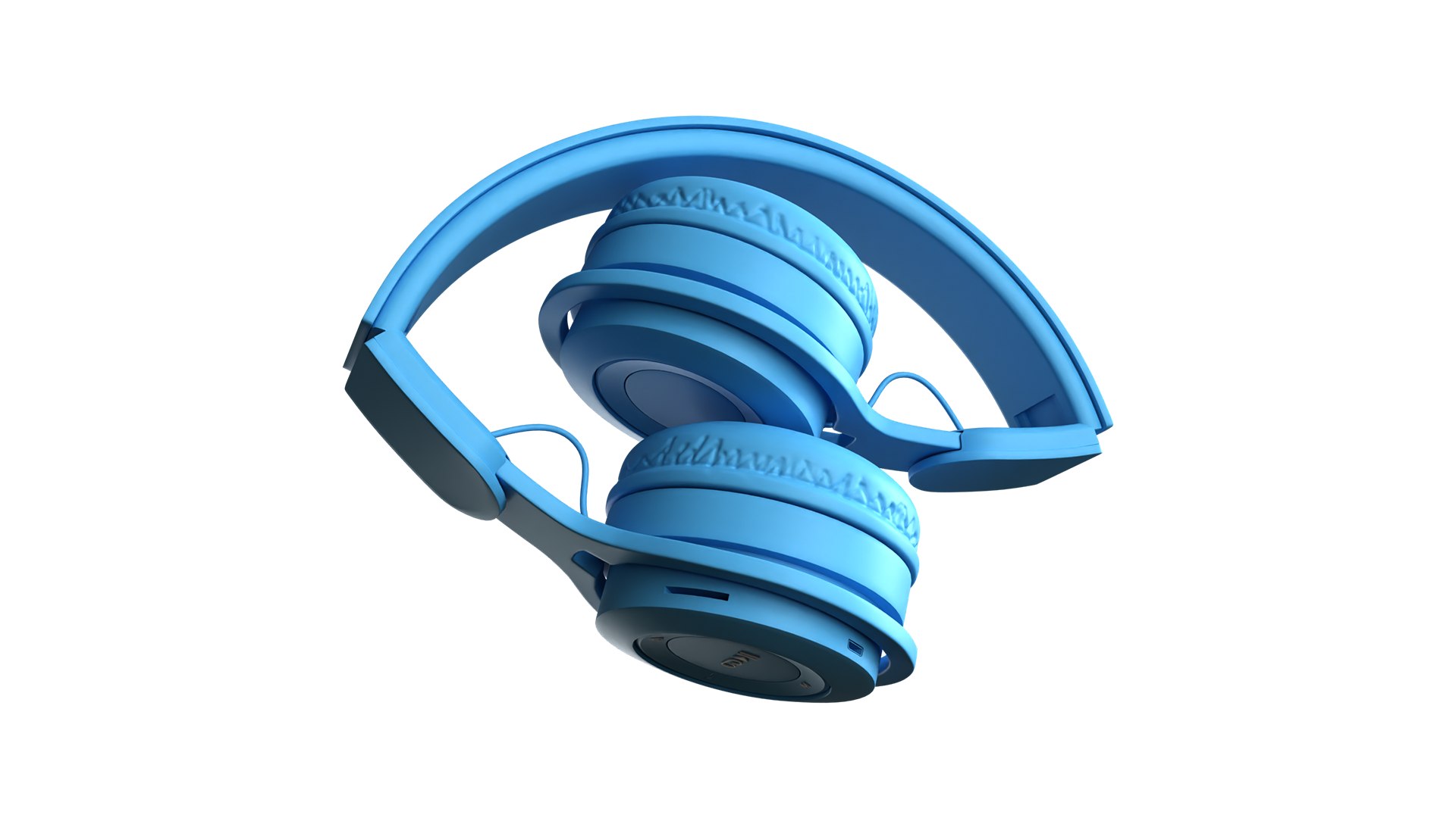 3D Headphone Y08 HJ-4l Scorpio Blue - TurboSquid 2246611
