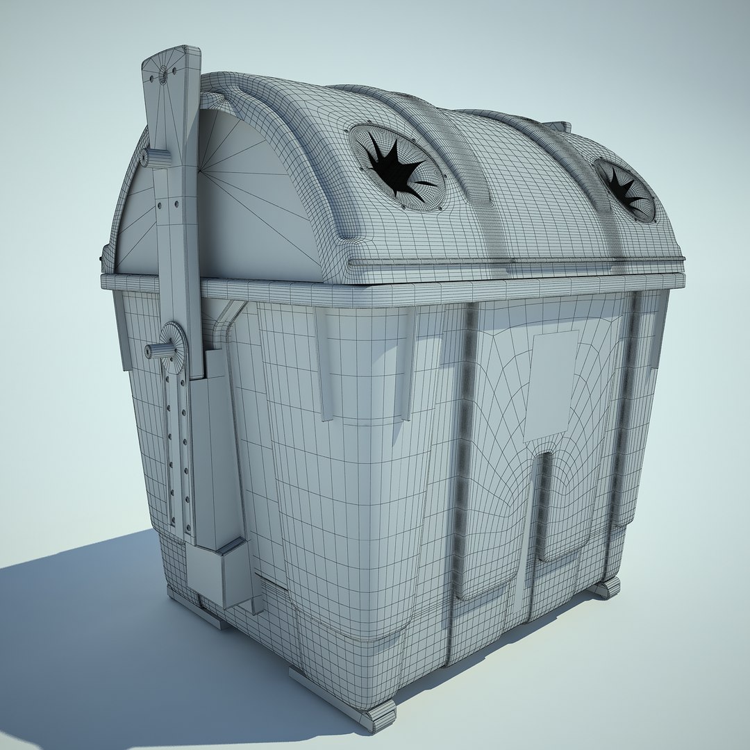 Garbage Container Obj