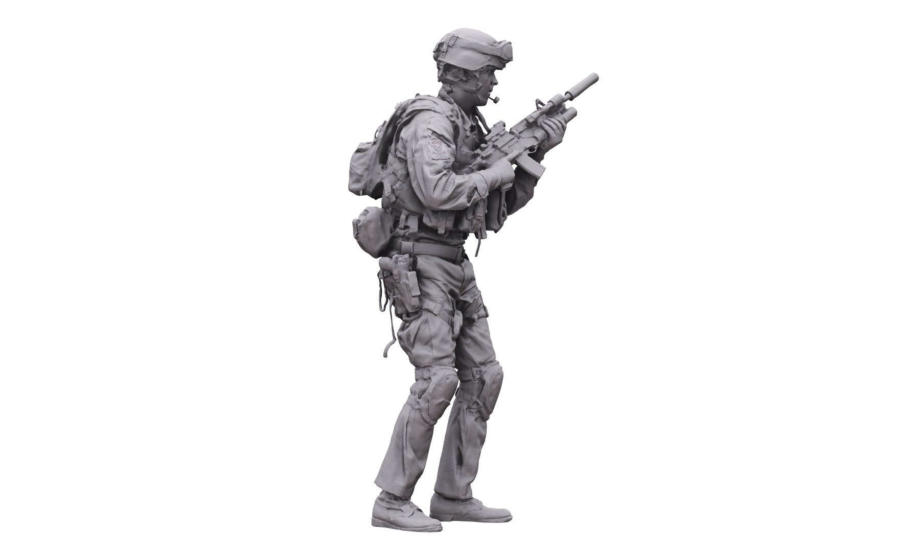 3D Body Scan - Army Navy Seals Operator 3D Model - TurboSquid 1793526