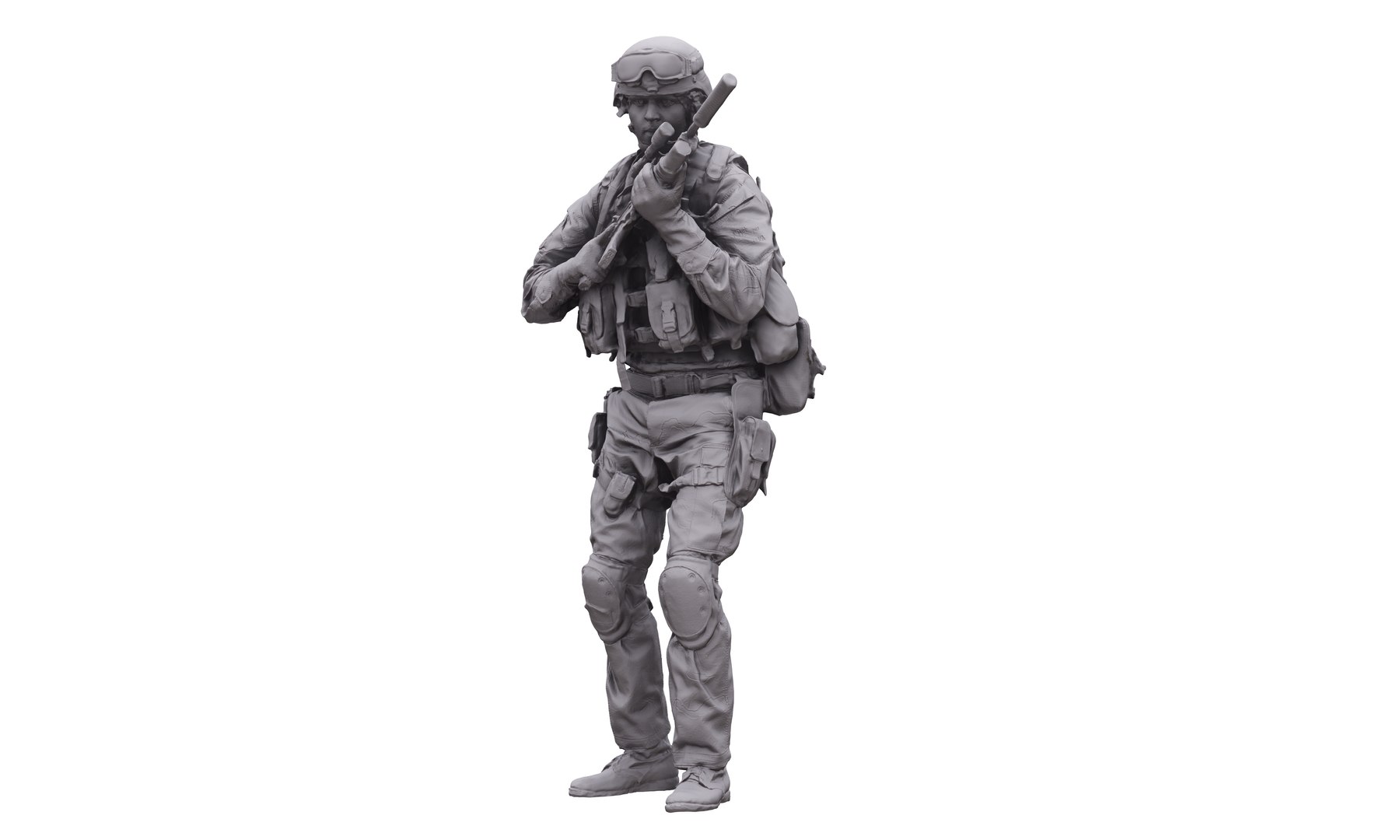 3D Body Scan - Army Navy Seals Operator 3D Model - TurboSquid 1793526