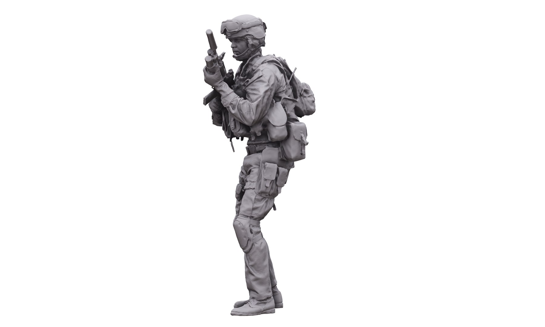 3D Body Scan - Army Navy Seals Operator 3D Model - TurboSquid 1793526