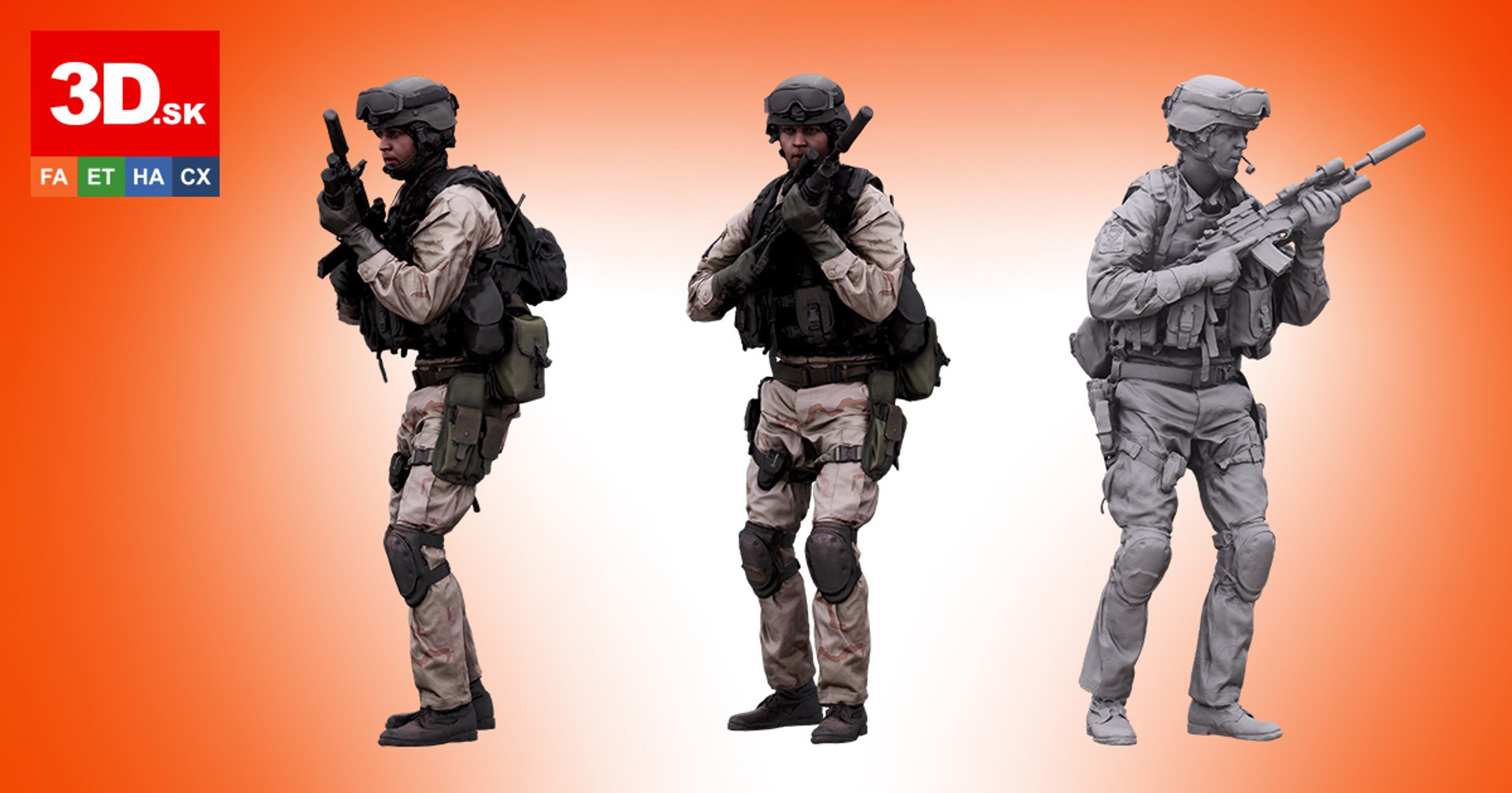 3D Body Scan - Army Navy Seals Operator 3D model - TurboSquid 1793526