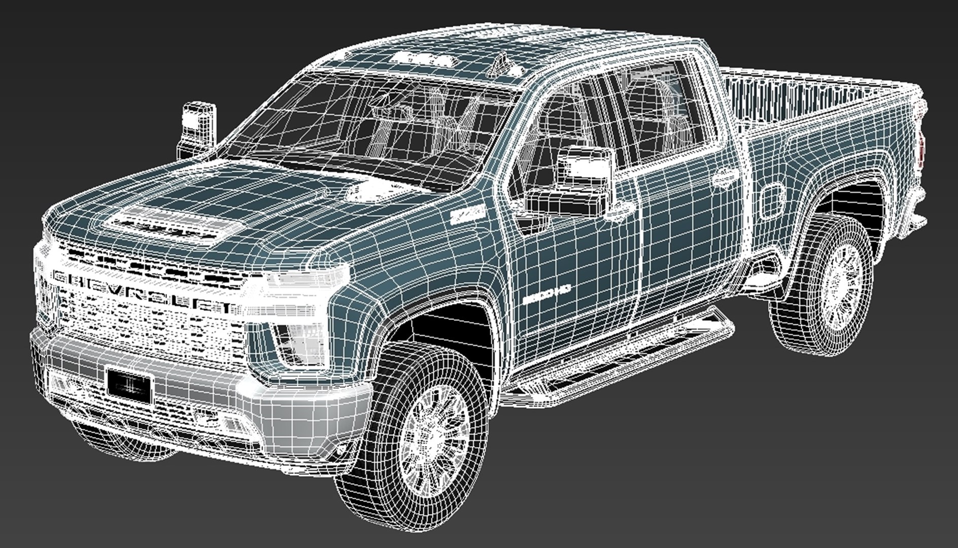 Chevrolet Silverado 2500HD Z71 2020 3D - TurboSquid 2219546