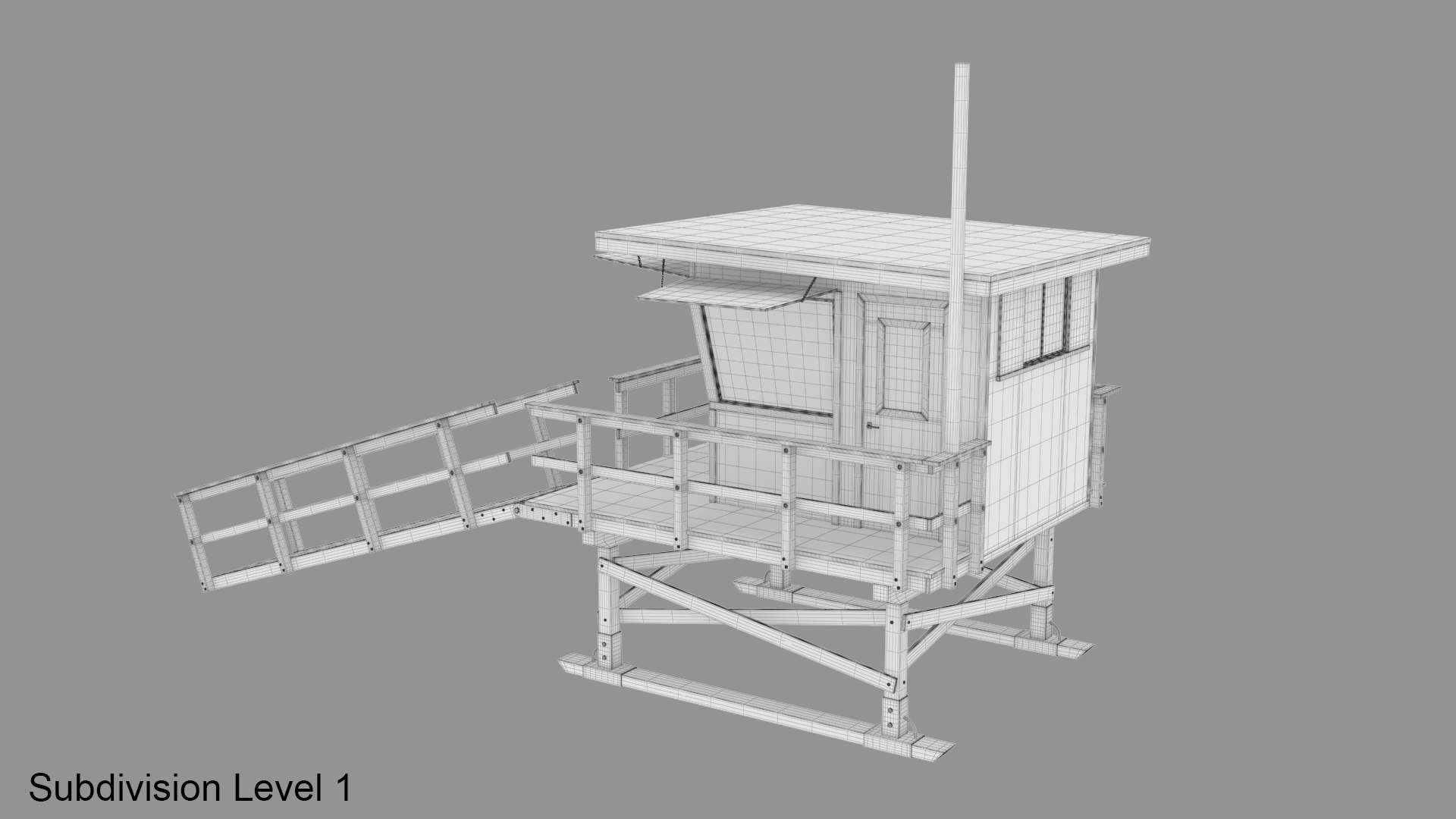 3D rescue tower - TurboSquid 1450713