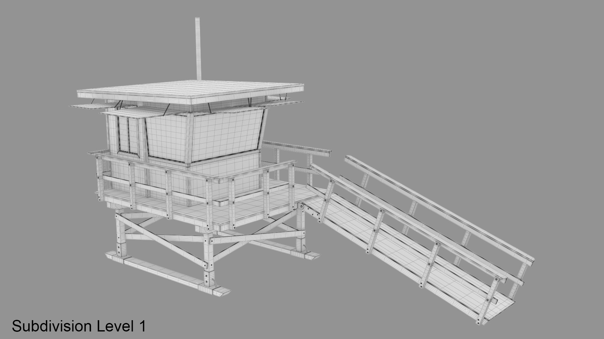 3D rescue tower - TurboSquid 1450713