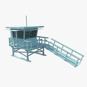 Lifeguard Station 3D Models for Download | TurboSquid