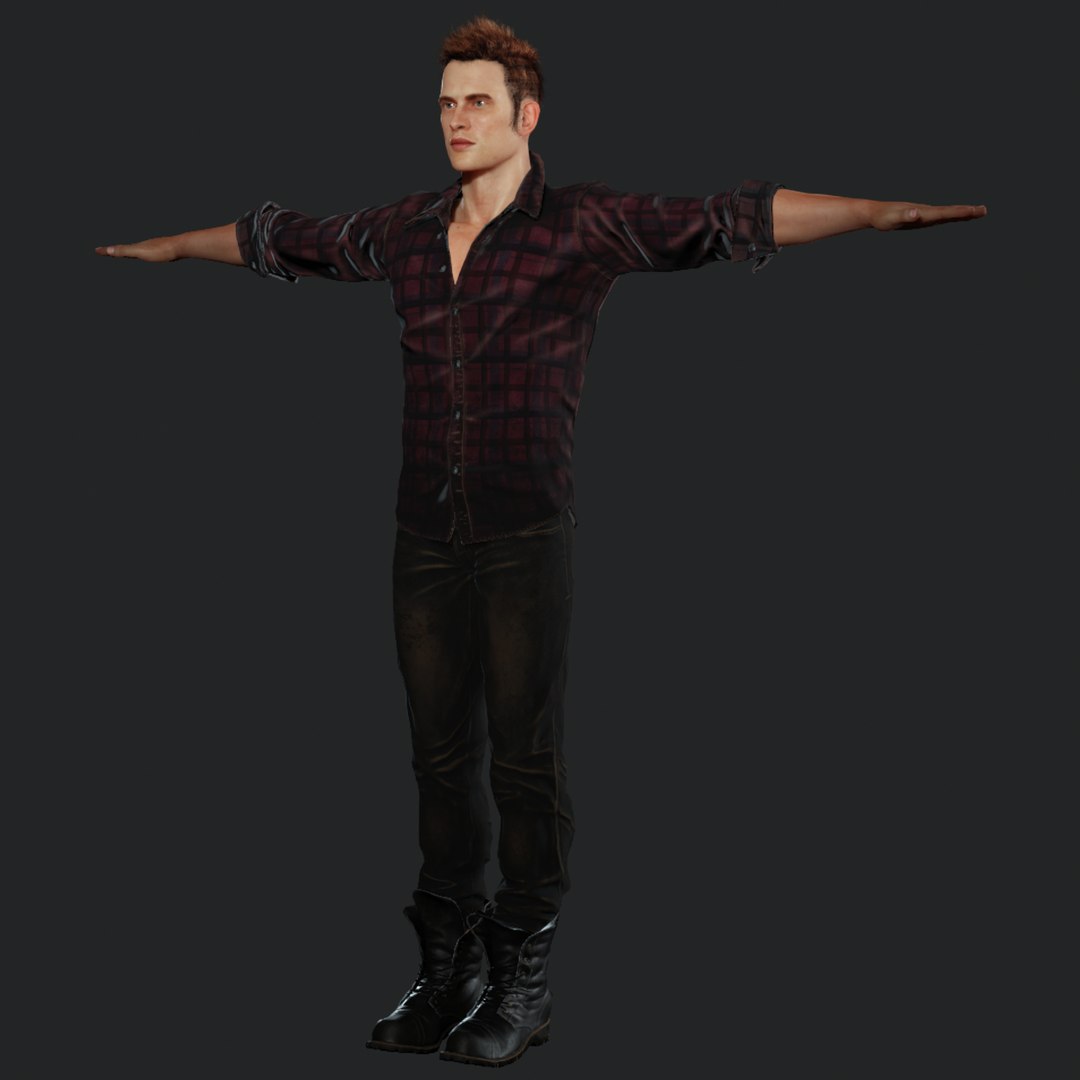 Male Character 3D Model - TurboSquid 1933795
