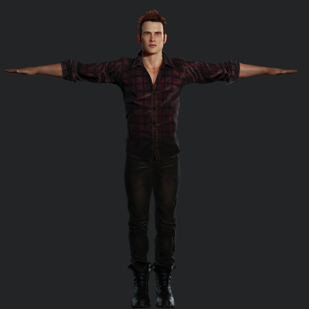 Male Character 3D Model - TurboSquid 1933795