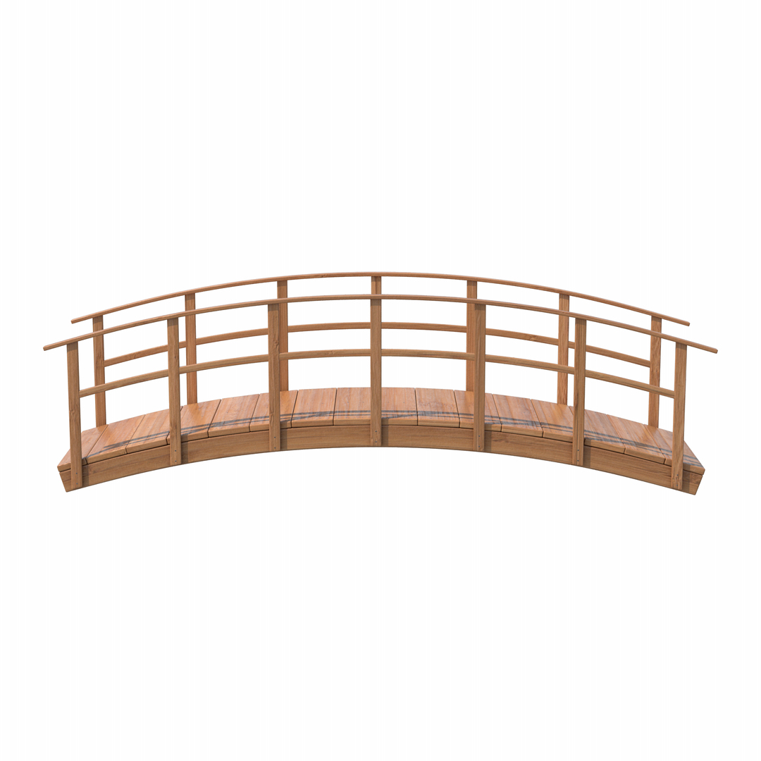3D Wooden Bridge - TurboSquid 2020500