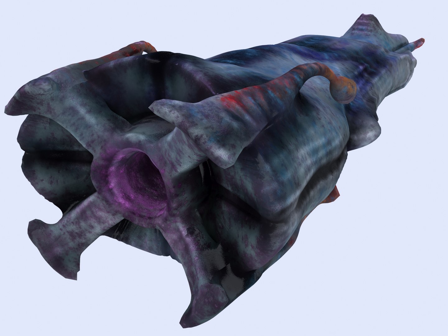 3D Bio Spaceship - TurboSquid 1691486