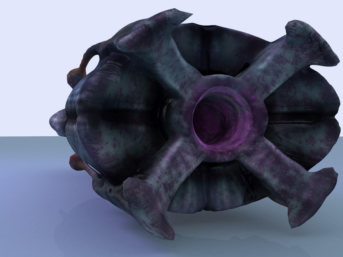 3D Bio Spaceship - TurboSquid 1691486