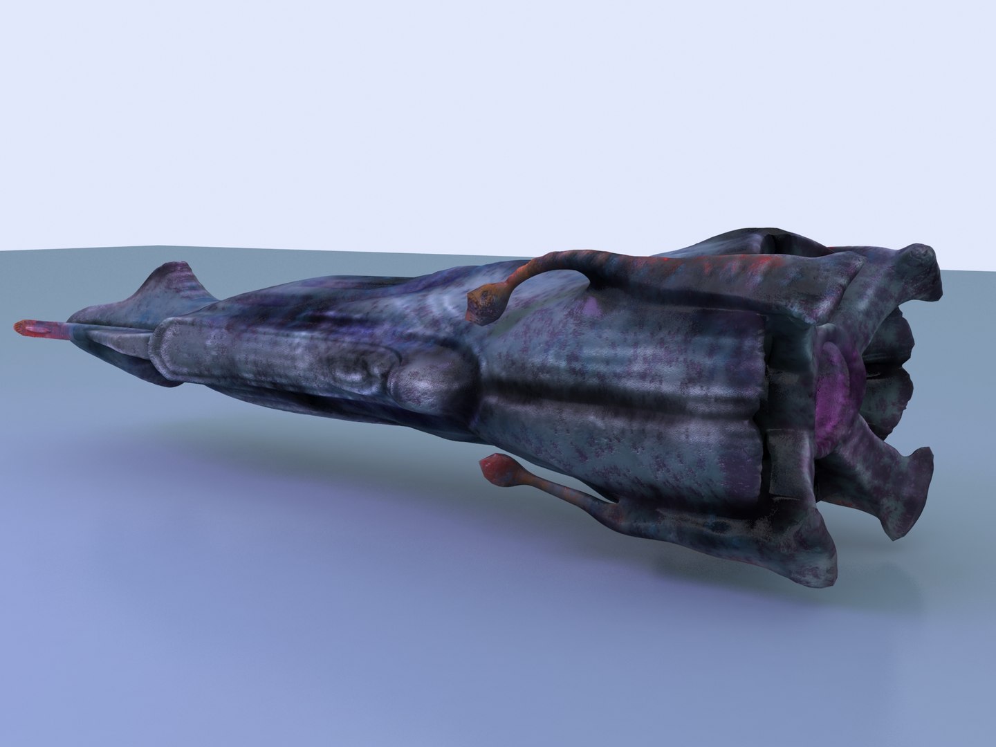 3D Bio Spaceship - TurboSquid 1691486
