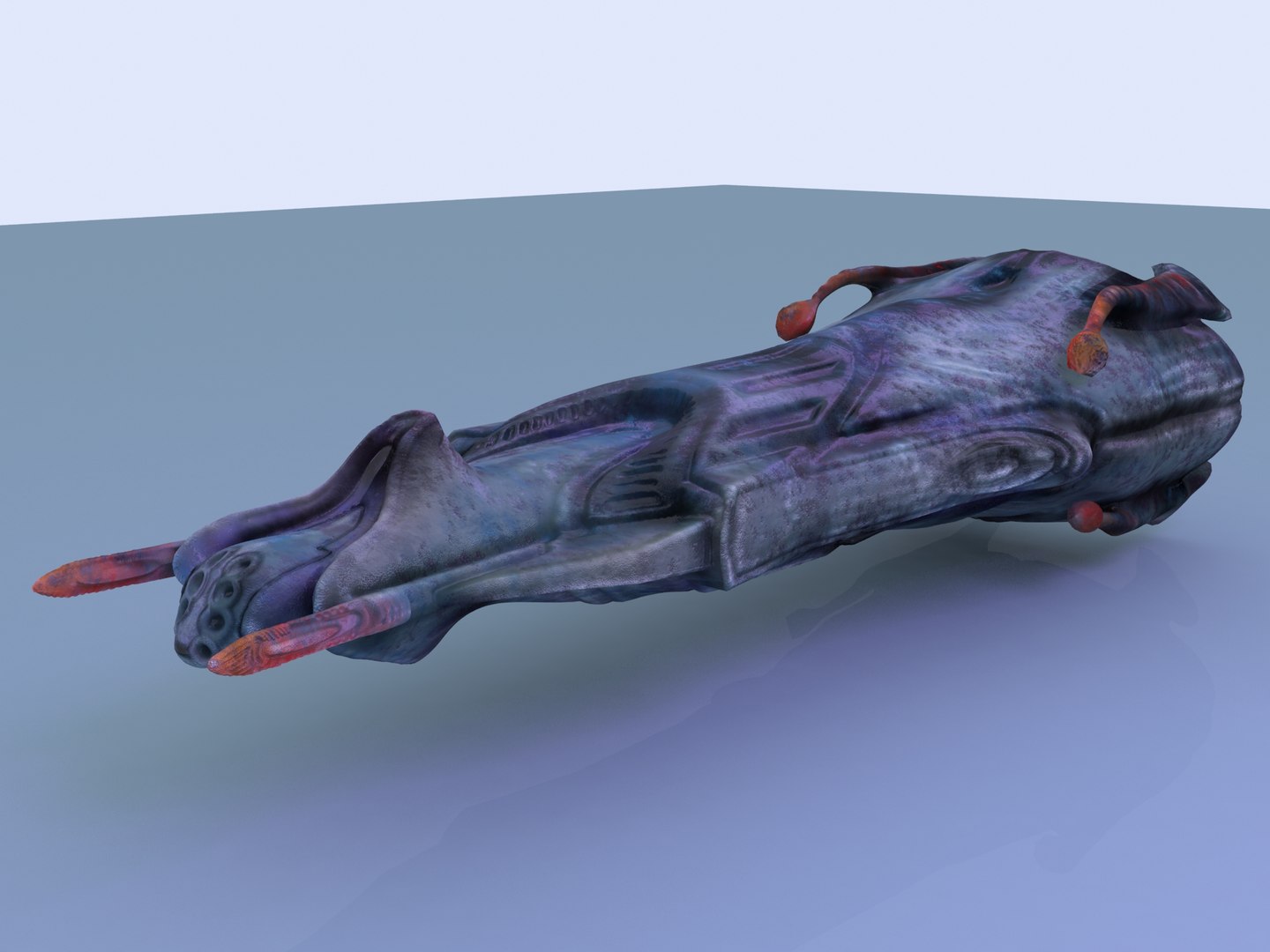 3D Bio Spaceship - TurboSquid 1691486