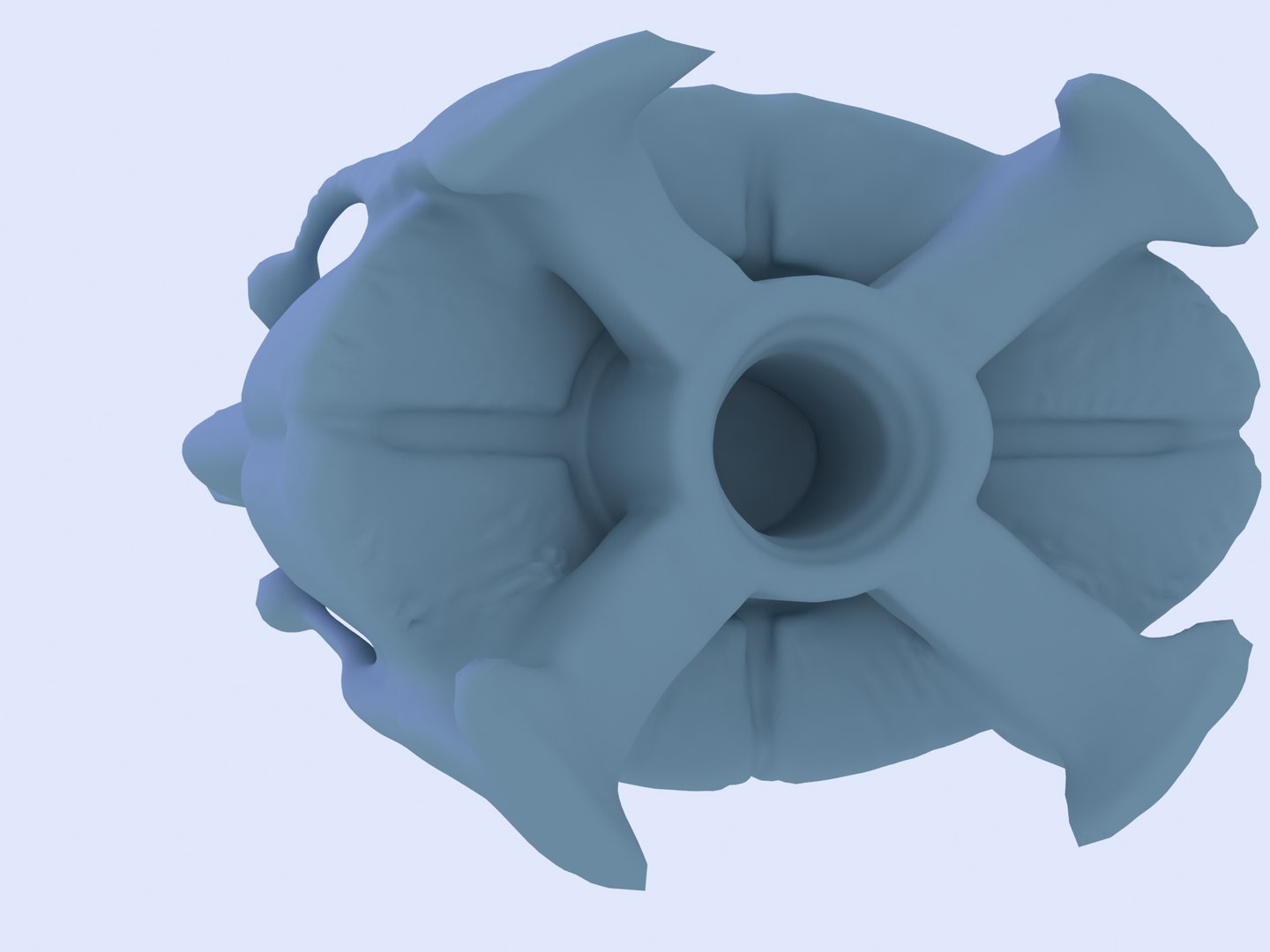 3D Bio Spaceship - TurboSquid 1691486