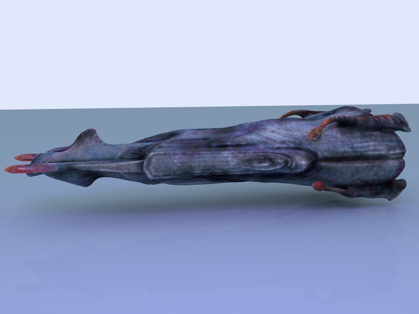 3D Bio Spaceship - TurboSquid 1691486