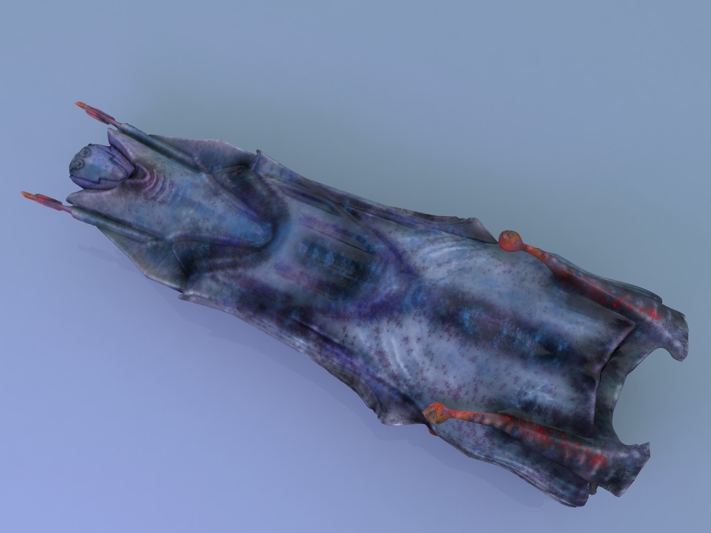 3D Bio Spaceship - TurboSquid 1691486