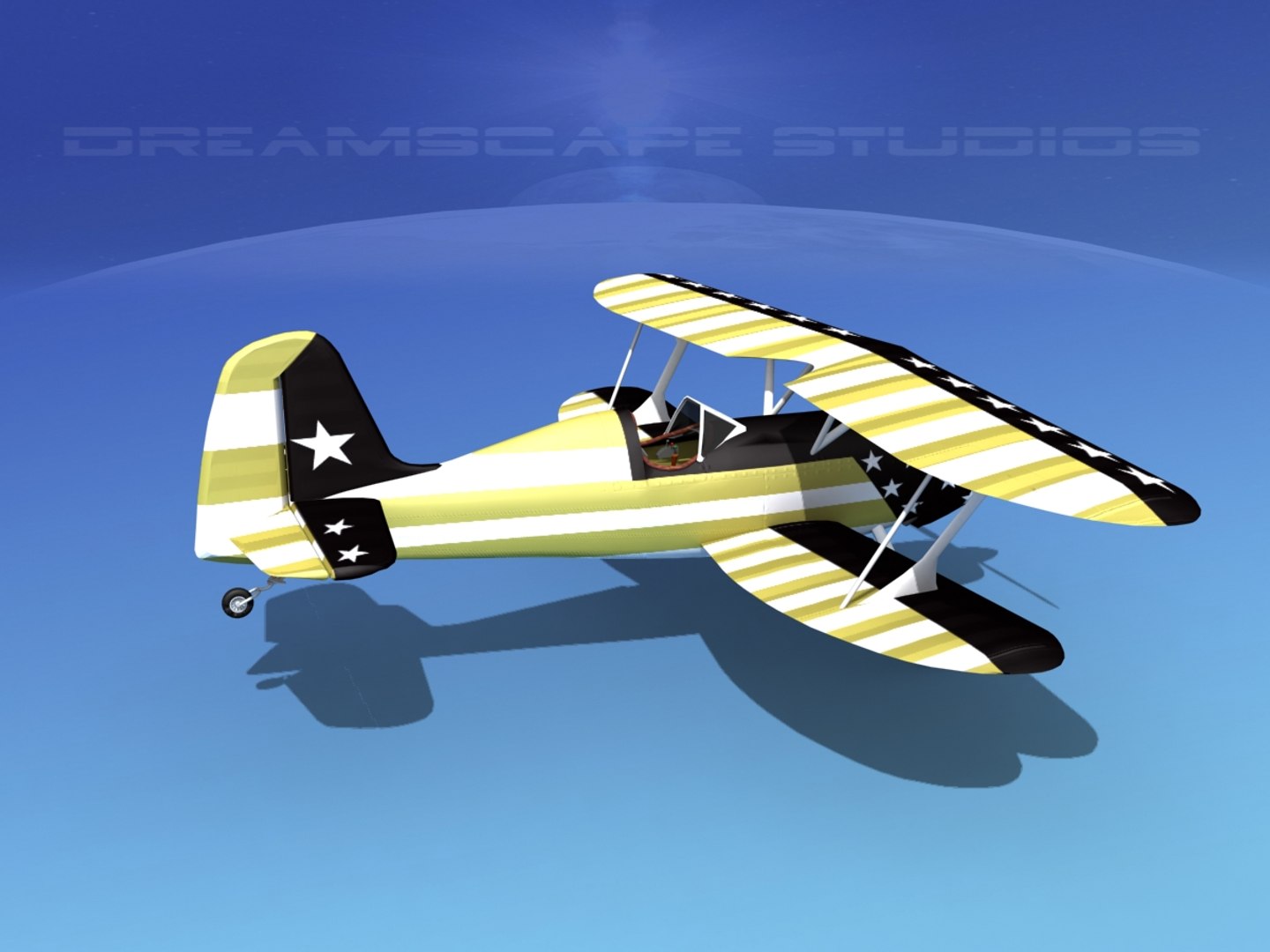 3d Starduster Cockpit Single Model