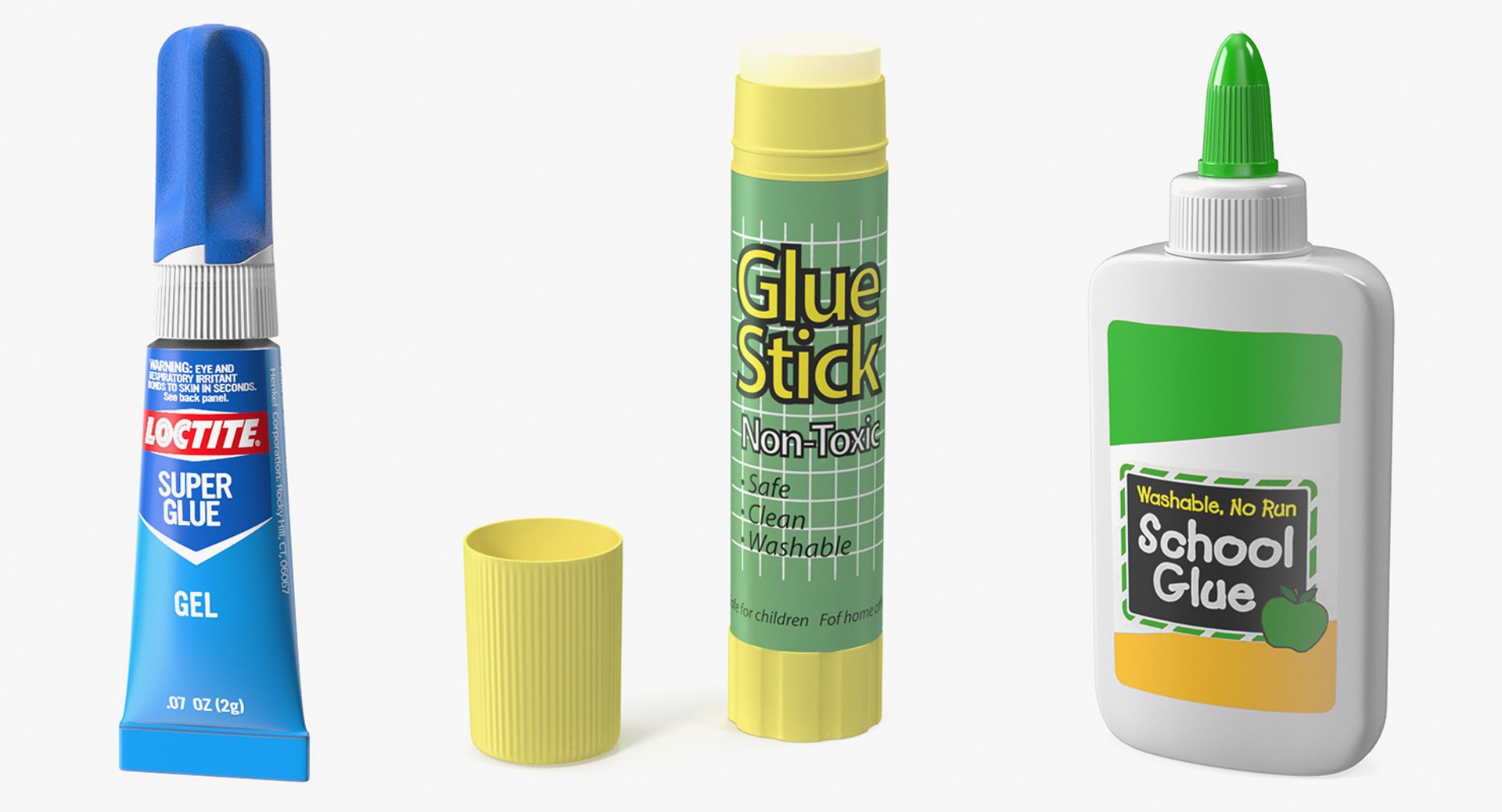 3D Glue Tubes Collection 2 - TurboSquid 2174815