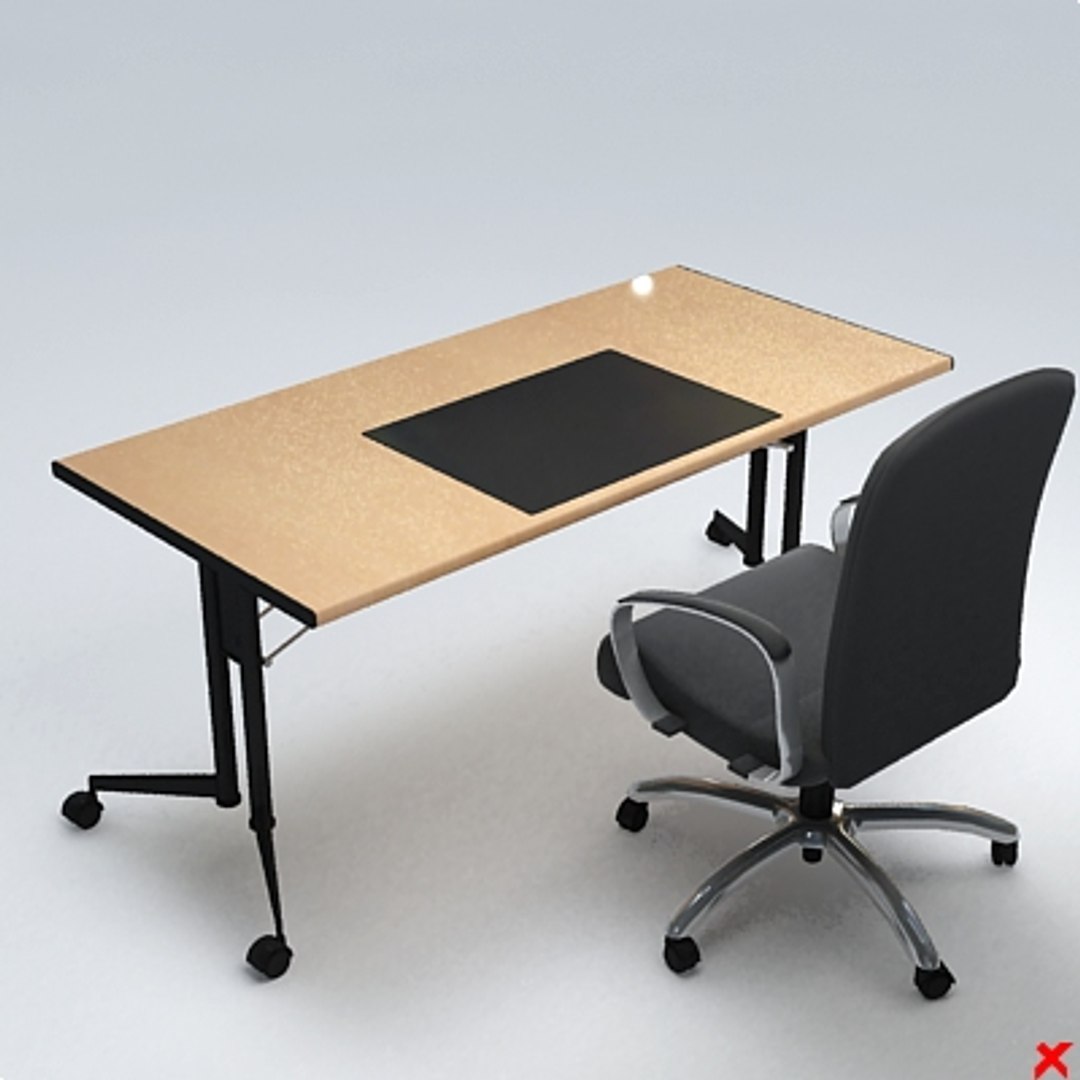 Office Table 3d Max
