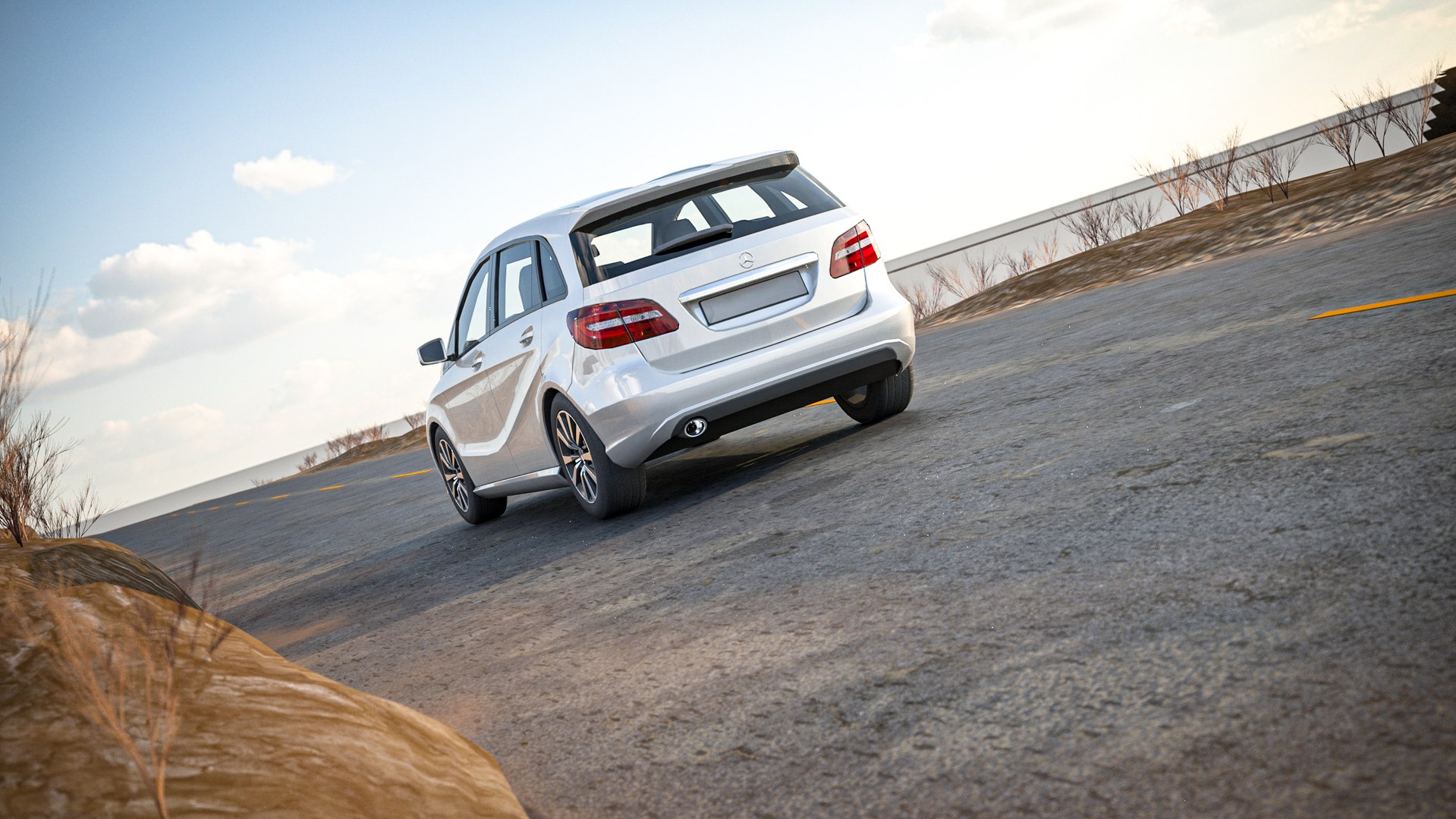 3D Mercedes-Benz B-Class - TurboSquid 2166645