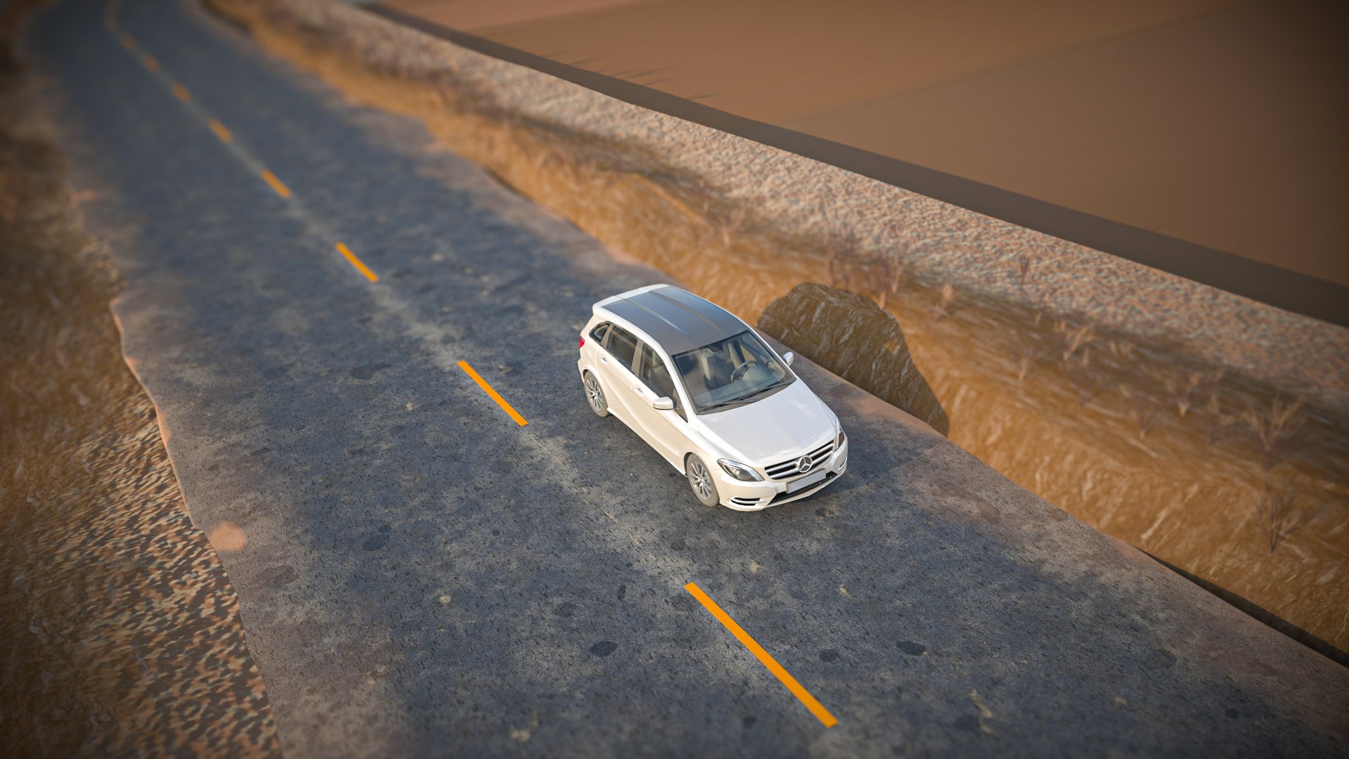 3D Mercedes-Benz B-Class - TurboSquid 2166645