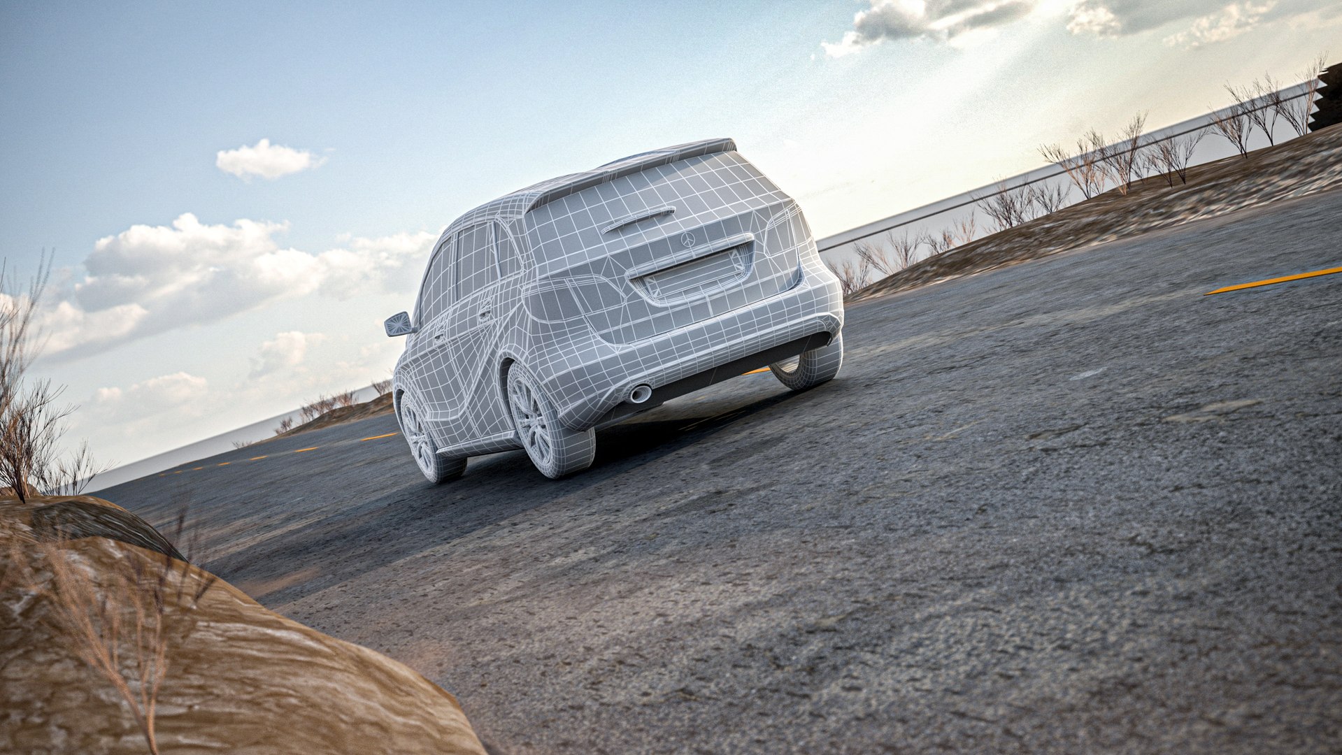 3D Mercedes-Benz B-Class - TurboSquid 2166645