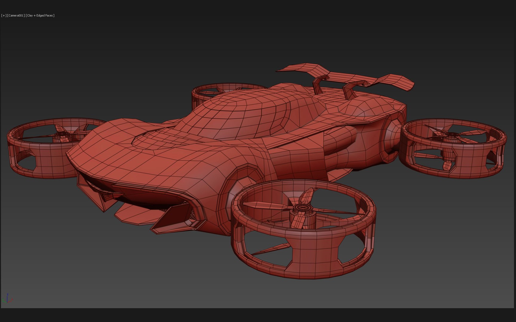 T Copter Car 52 3D - TurboSquid 1990074