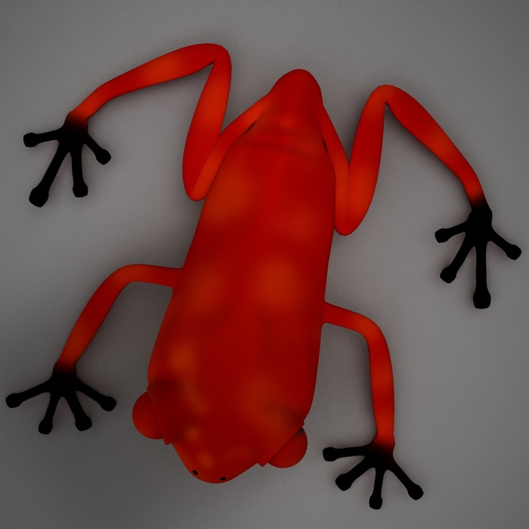 frog biped morph 3d model