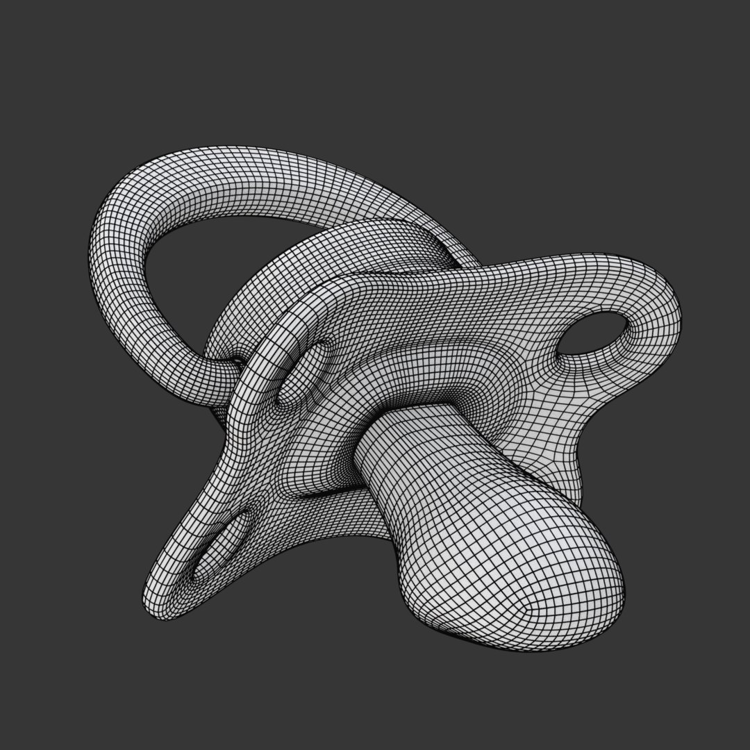 Pacifier 3D model - TurboSquid 1401811
