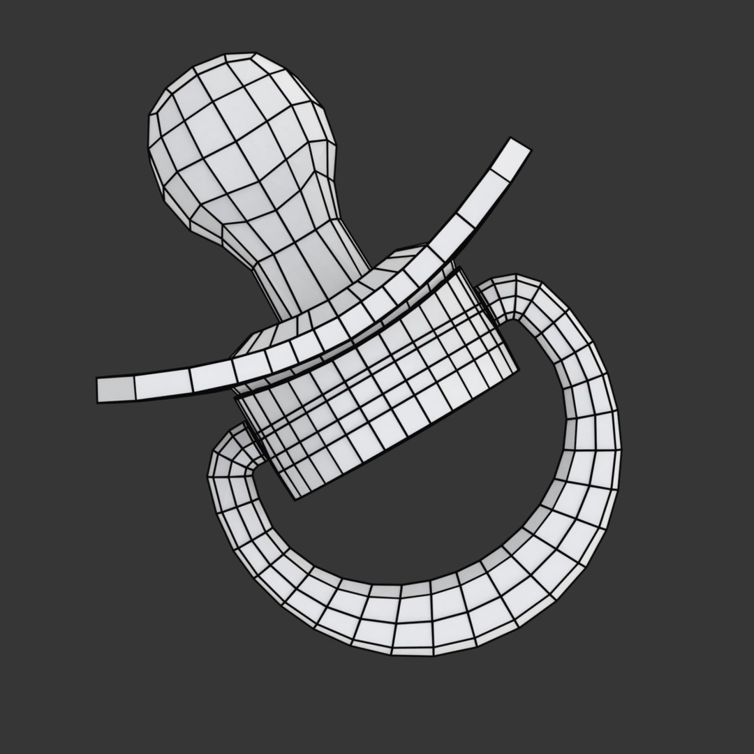 Pacifier 3D model - TurboSquid 1401811