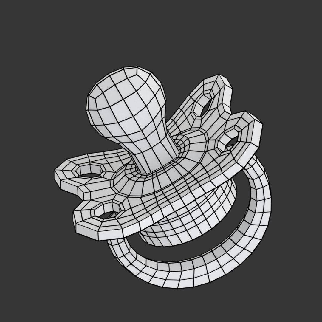 Pacifier 3D model - TurboSquid 1401811