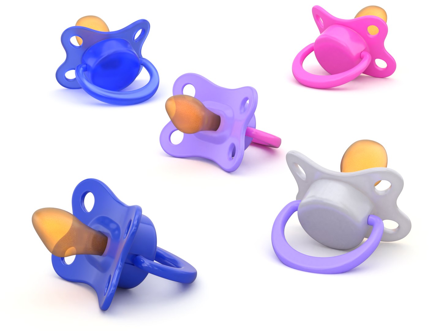 Pacifier 3D model - TurboSquid 1401811