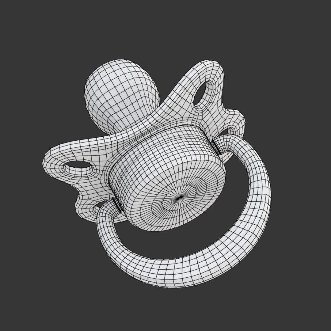 Pacifier 3D model - TurboSquid 1401811