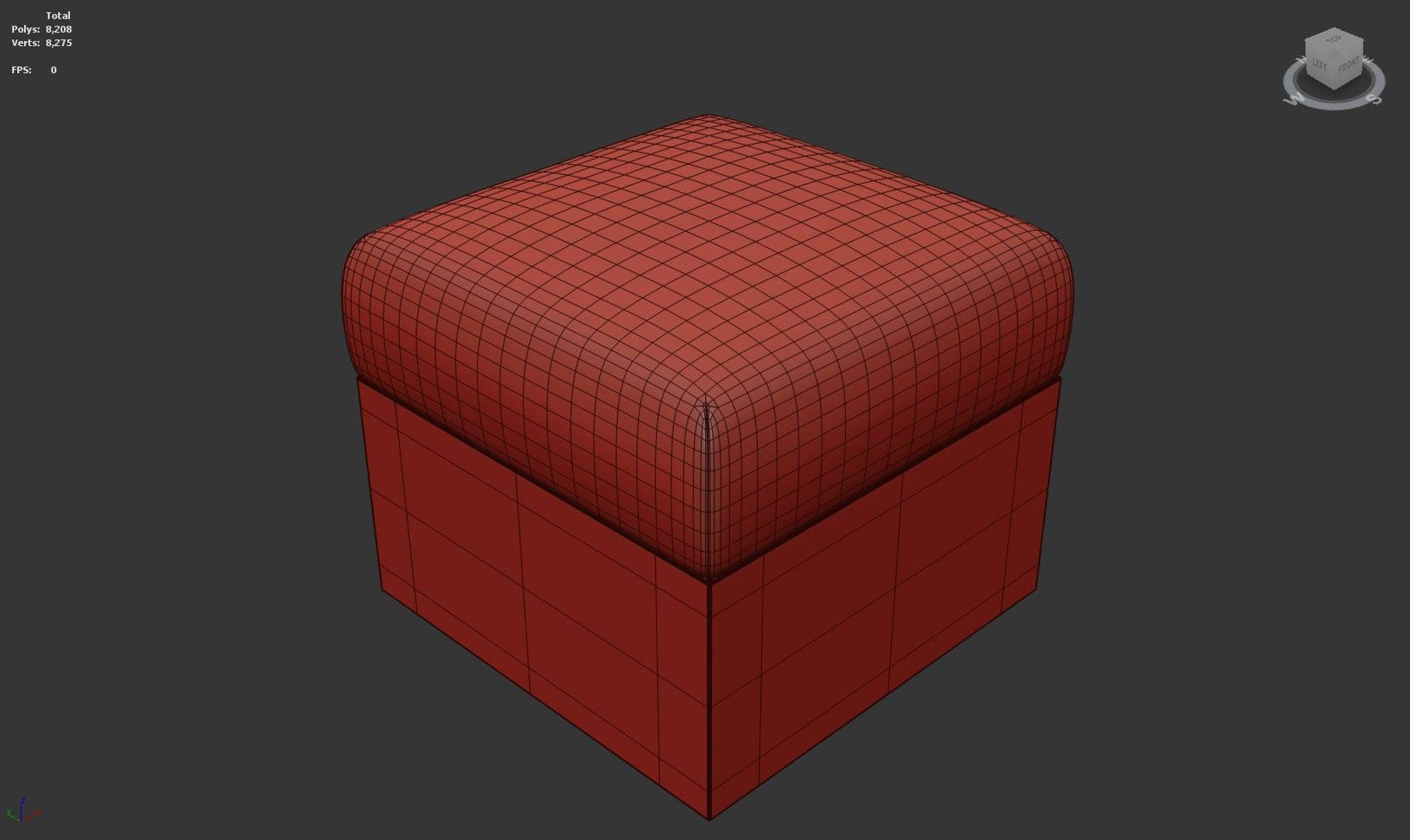 OTTOMAN 001 3D model - TurboSquid 2040035